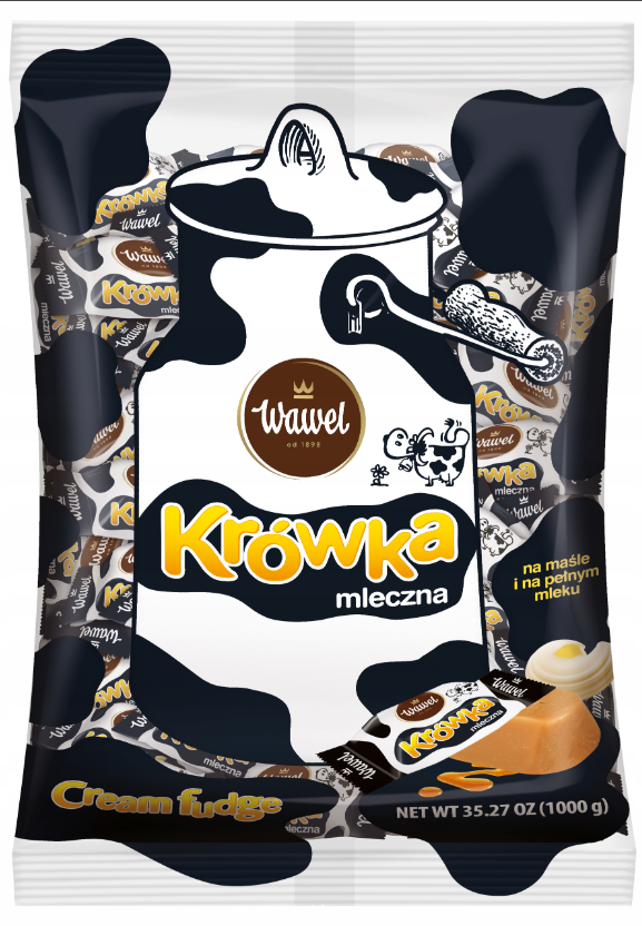 Krówka mleczna Cukierki Krówki mleczne Wawel 1kg – Almarket